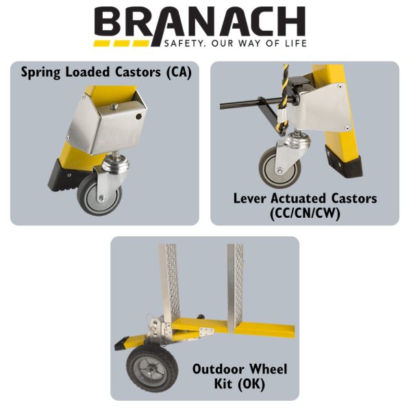 BRANACH Castor and Wheel Kits | LadderZone